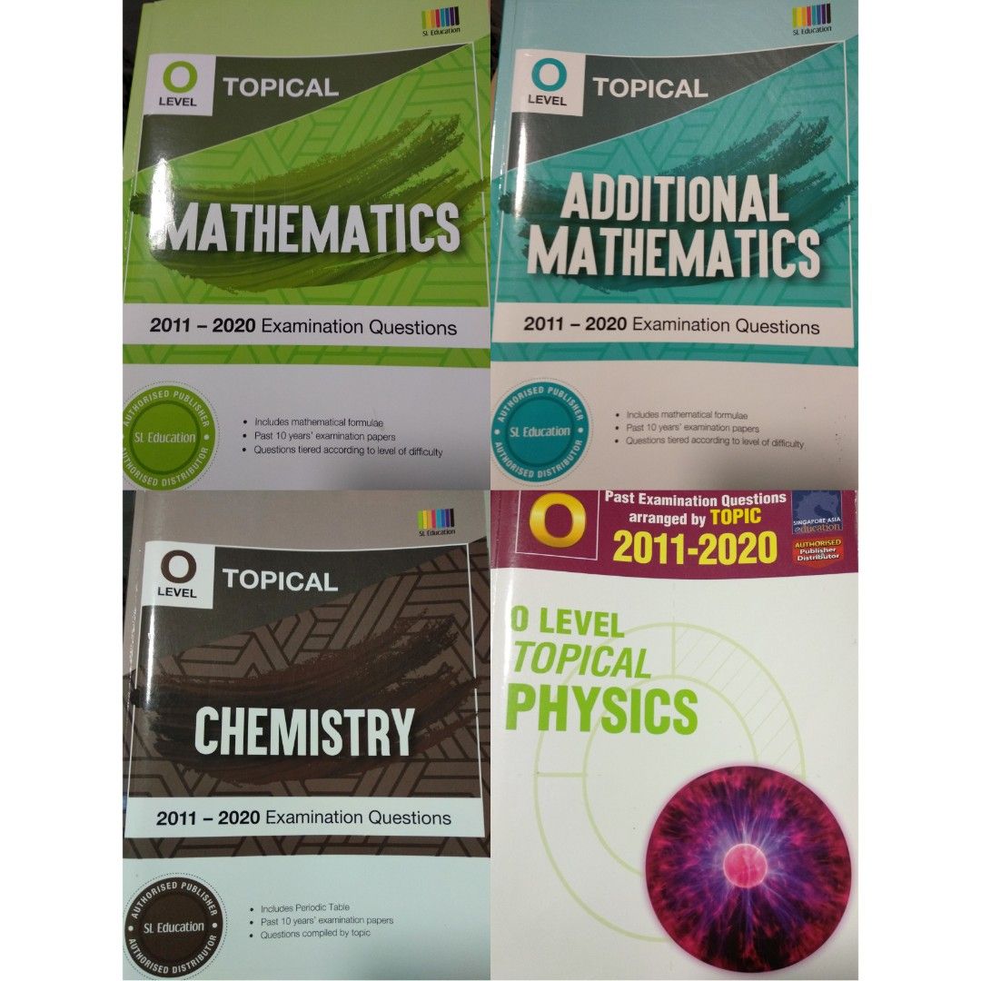 TYS O Level Yearly Topical Ten-Year Series Assessment Books English ...