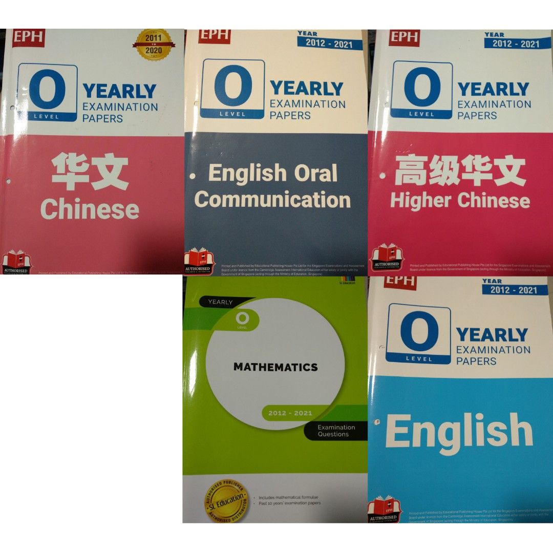TYS O Level Yearly Topical Ten-Year Series Assessment Books English ...