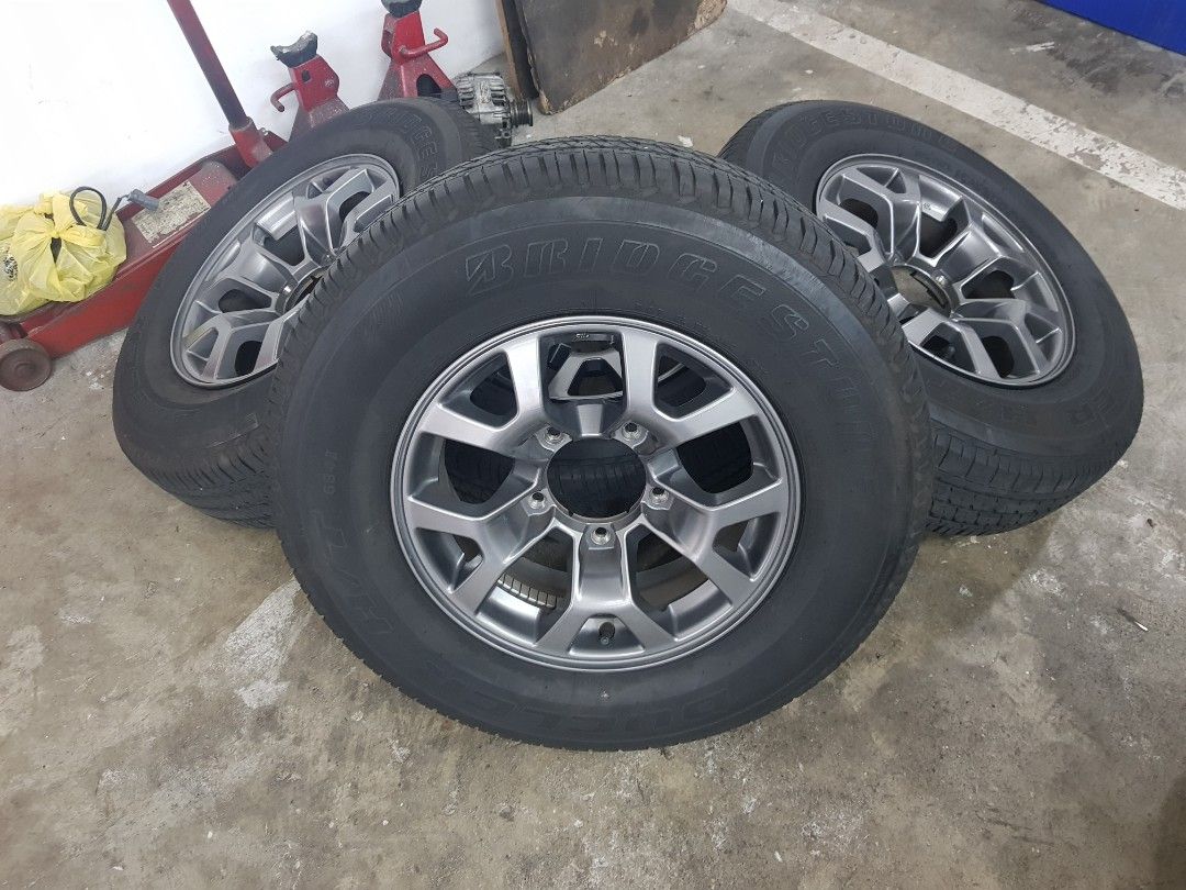 Used 15" Original Suzuki Jimny Rims & Tyres, Car Accessories, Tyres ...