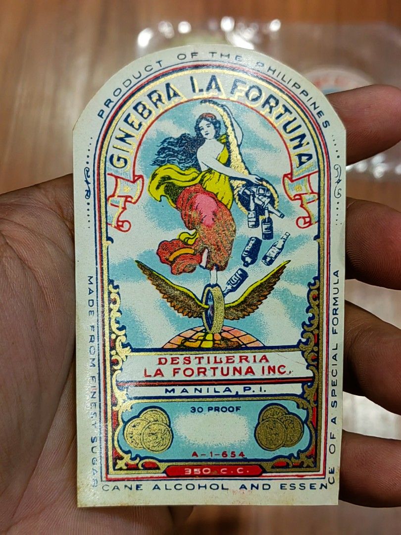 Very old Ginebra Labels on Carousell