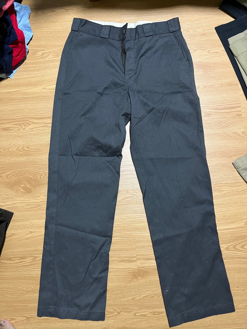 vintage dark blue dickies work pants, Men's Fashion, Bottoms, Trousers ...