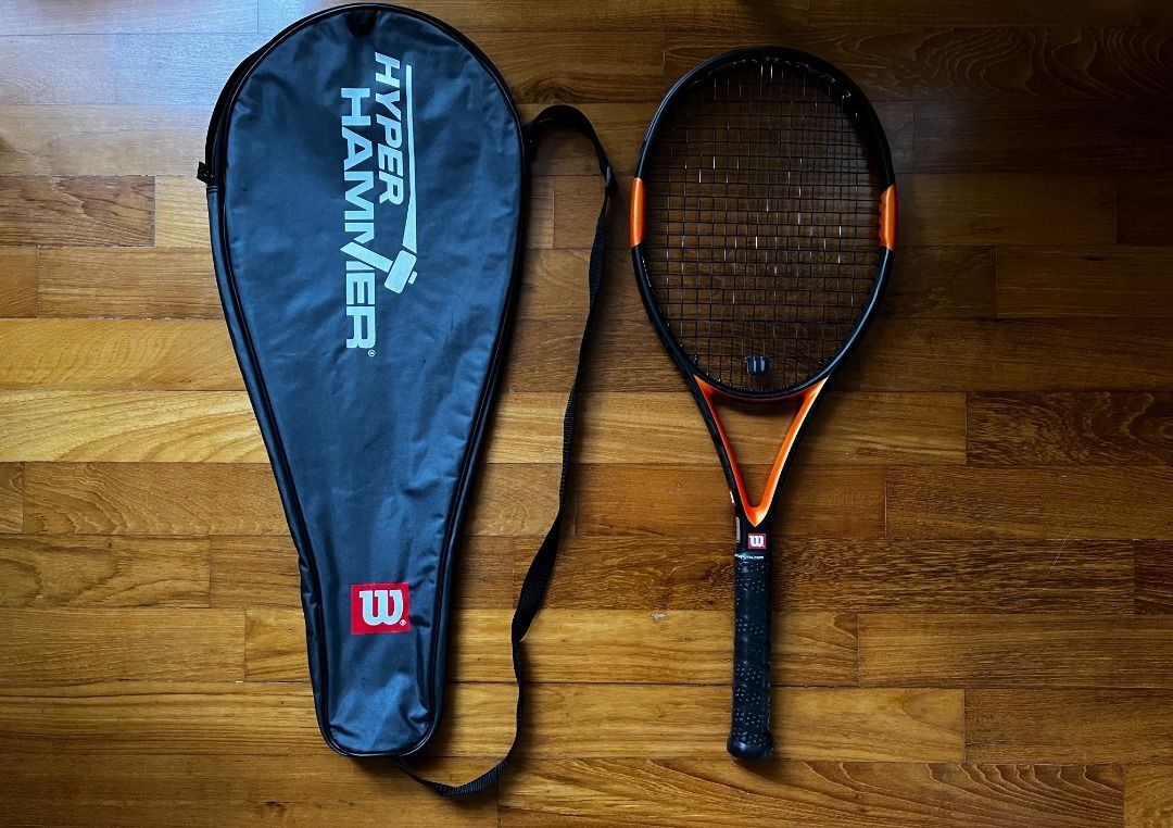 Wilson Hammer Tour Tennis Racquet, Sports Equipment, Sports & Games ...