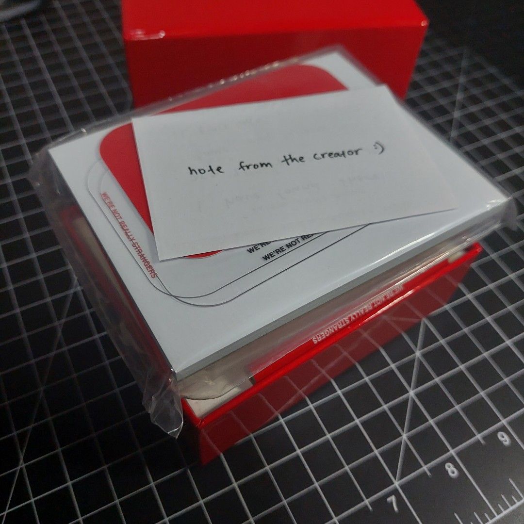 WNRS Card Game - We're Not Really Strangers, Hobbies & Toys, Toys ...