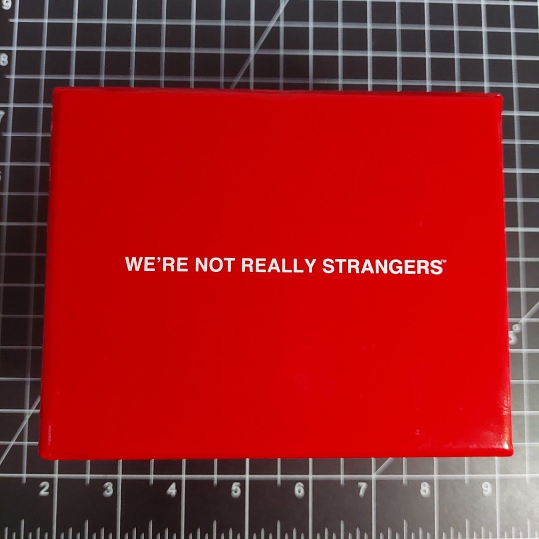 WNRS Card Game - We're Not Really Strangers, Hobbies & Toys, Toys ...