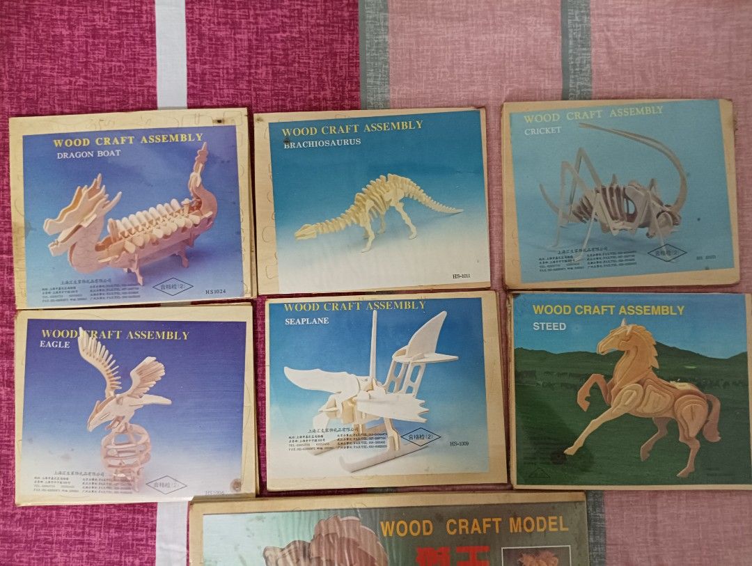 Wood Craft Assembly, Hobbies & Toys, Stationery & Craft, Handmade Craft ...