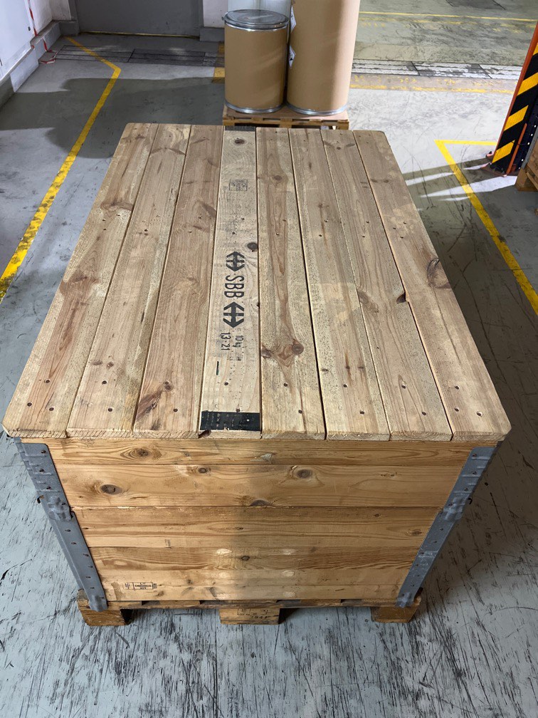 Wooden crate, Everything Else on Carousell