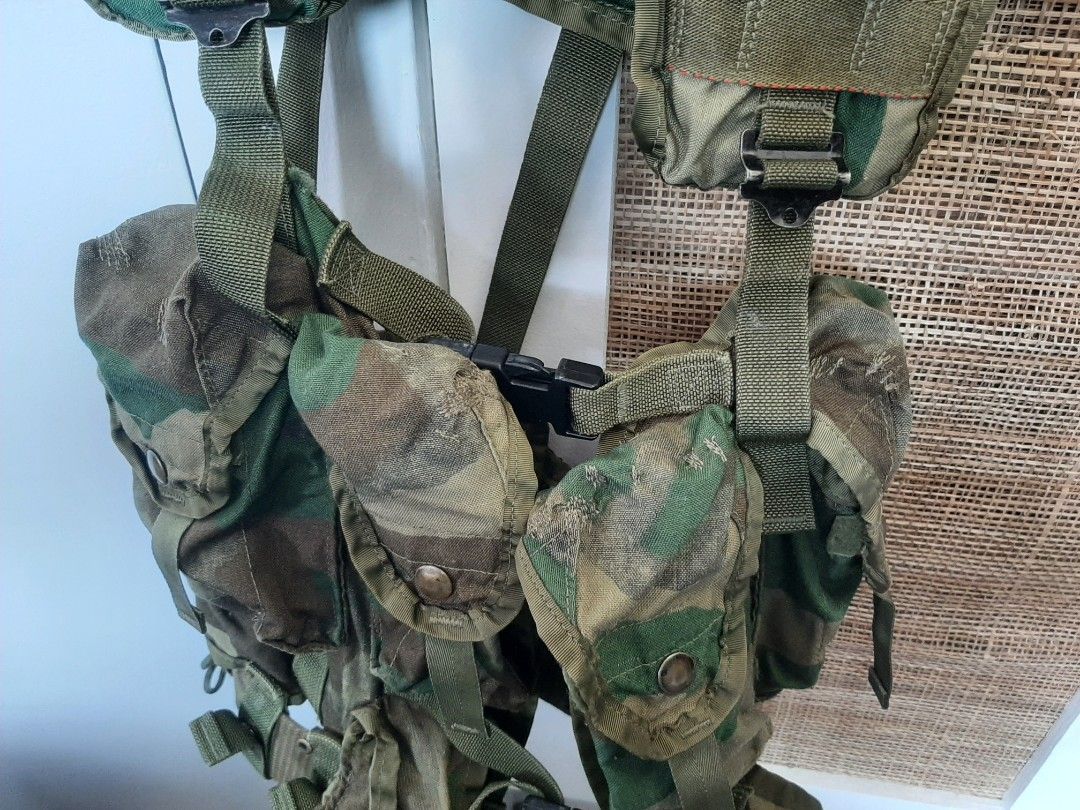 Woodland Load Bearing Vest, Sports Equipment, Hiking & Camping on Carousell