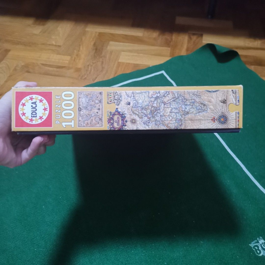 Antique World Map Jigsaw Puzzle 1000 pieces Educa Ravensburger, Hobbies ...