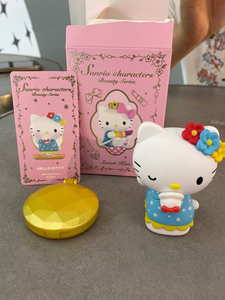 (wtt)(wts)sanrio beauty series popmart (hello kitty blushed face ...