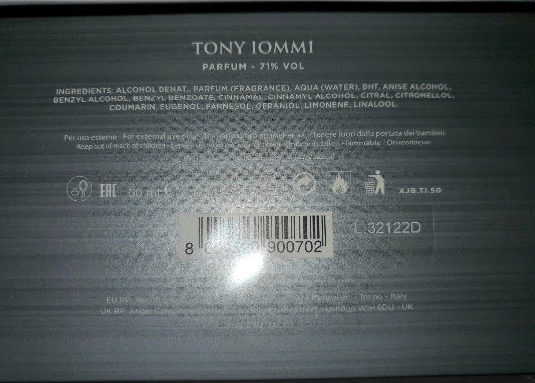 Xerjoff Tony Iommi Monkey Special 50ml, Beauty & Personal Care ...