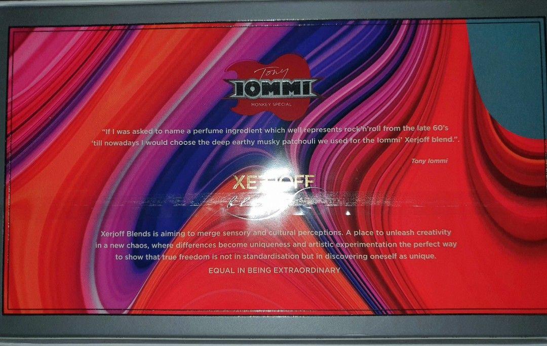 Xerjoff Tony Iommi Monkey Special 50ml, Beauty & Personal Care ...