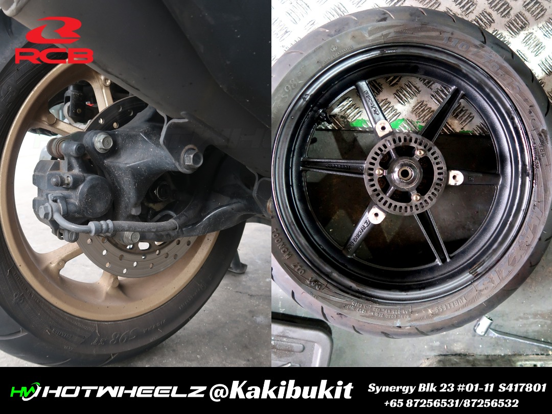 YAMAHA NMAX- RCB SP811 SPORT RIM, Motorcycles, Motorcycle Accessories ...