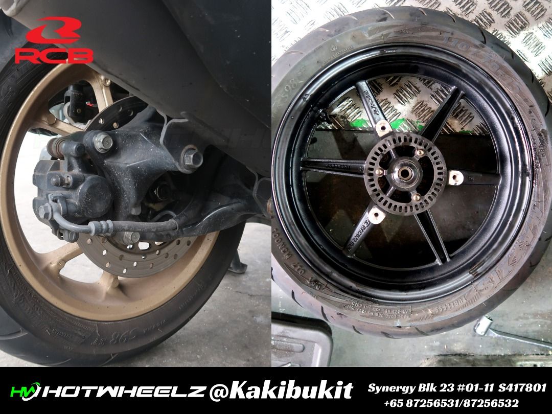YAMAHA NMAX- RCB SP811 SPORT RIM, Motorcycles, Motorcycle Accessories ...