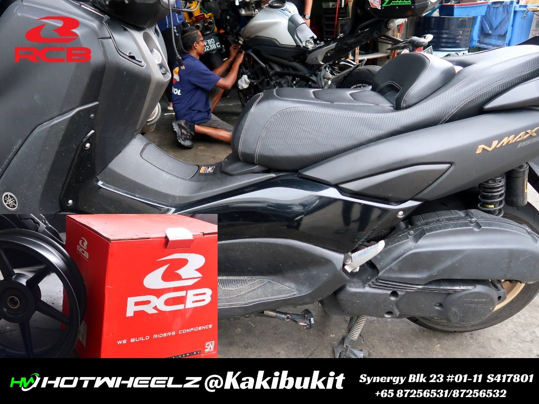 YAMAHA NMAX- RCB SP811 SPORT RIM, Motorcycles, Motorcycle Accessories ...