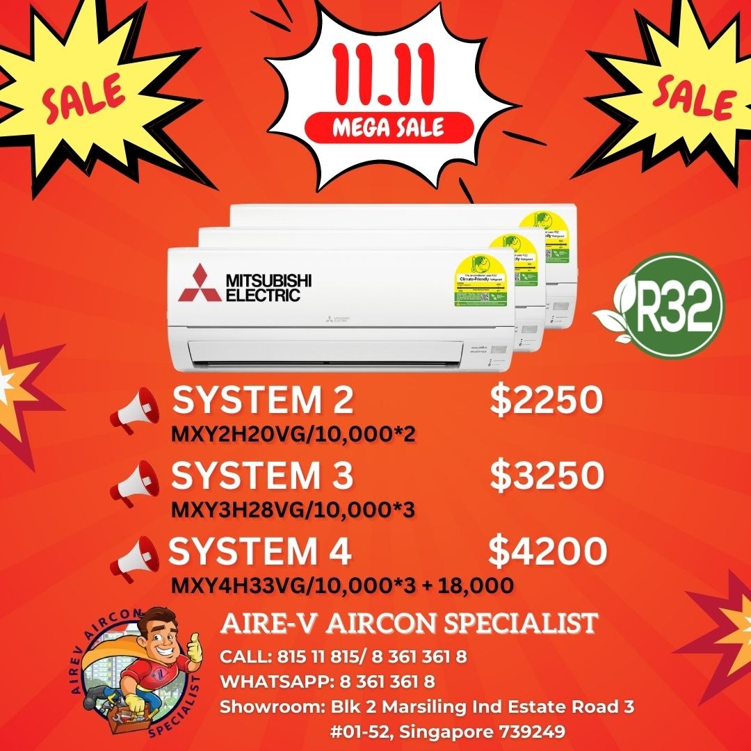 11.11 Mega Sales - Aircon Installation, TV & Home Appliances, Air ...