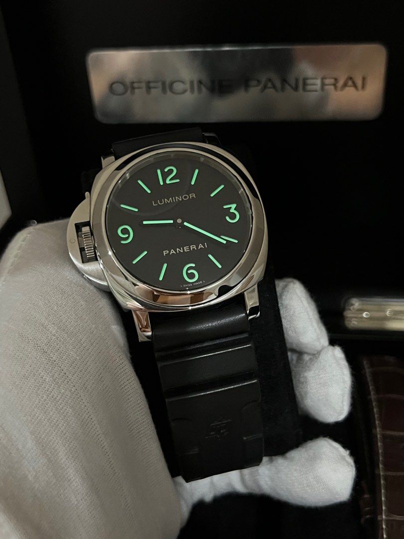 2006 Panerai Luminor Base "Destro" Sandwich Dial 44mm, Luxury, Watches ...