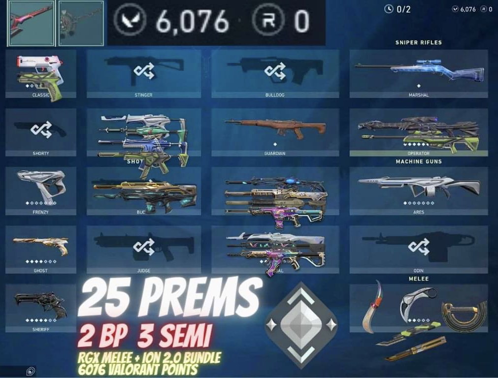 6000 VP UNSPENT NEW ION BUNDLE + RGX BLADE + RGX BUTTERFLY 25 PREMIUMS ...