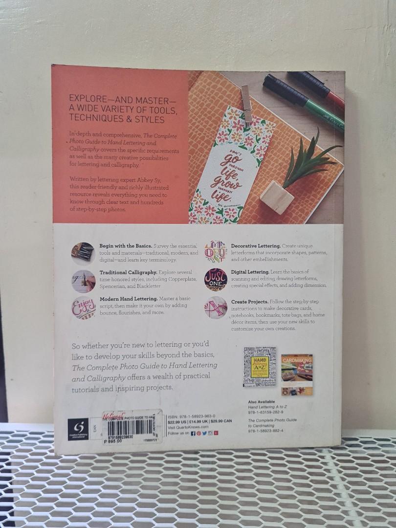 Abbey Sy book - The Complete Guide to Handlettering and Calligraphy ...