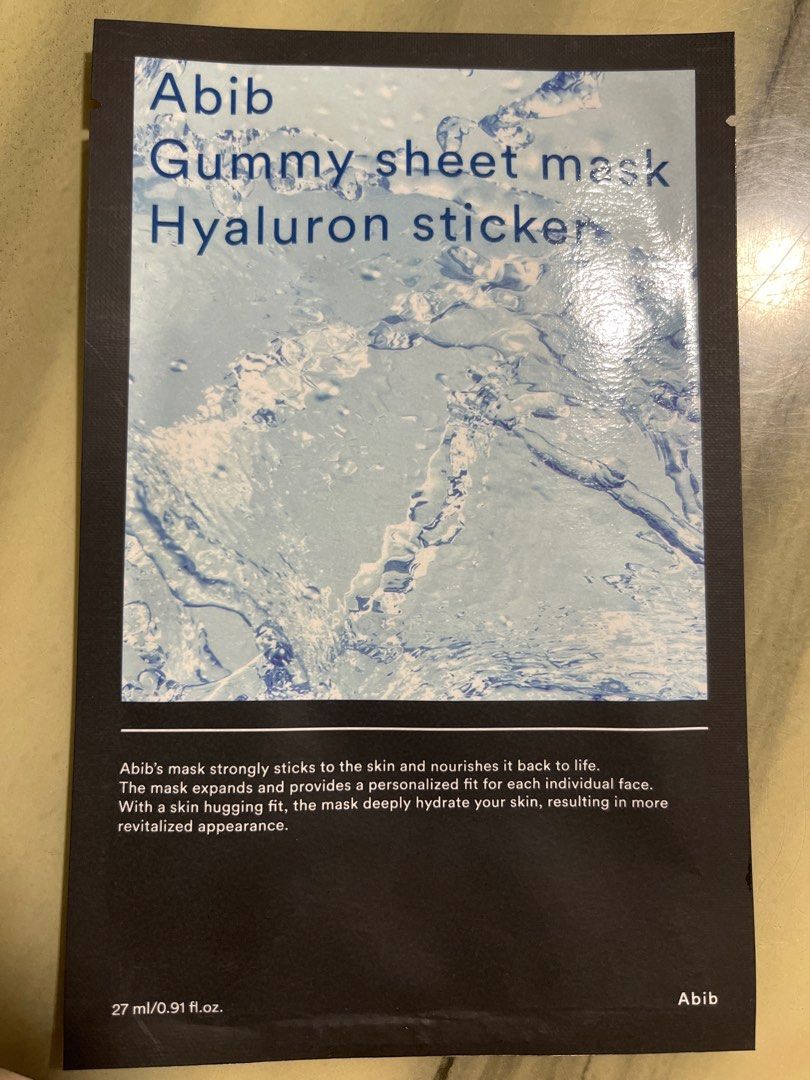 Abib Sheet Masks, Beauty & Personal Care, Face, Face Care on Carousell