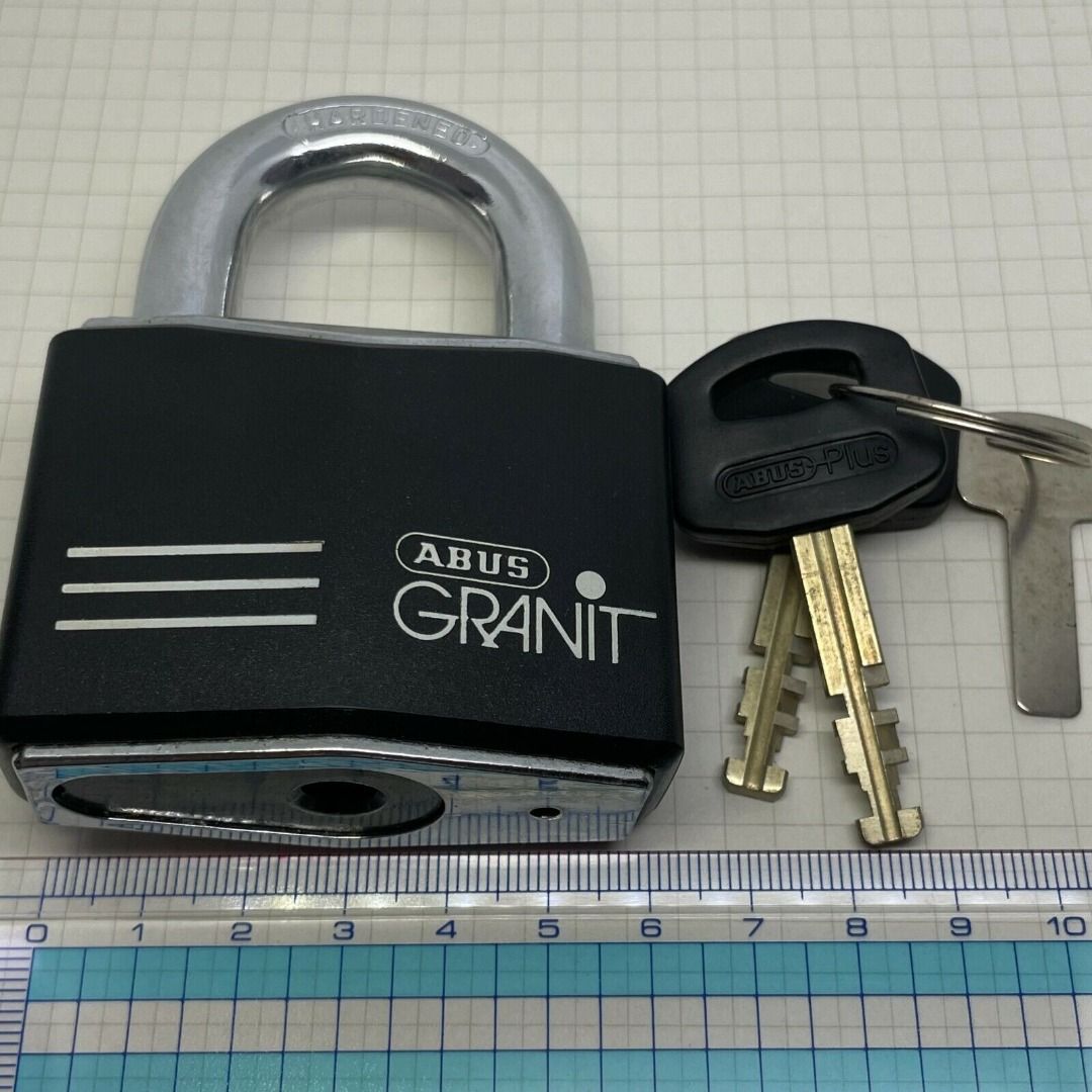 Abus Granit Padlock Hardened Steel 37 RK/55 Industrial Grade New Made ...