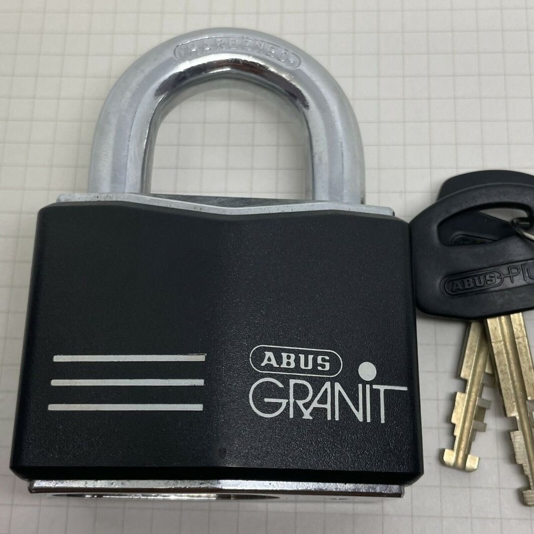 Abus Granit Padlock Hardened Steel 37 RK/55 Industrial Grade New Made ...