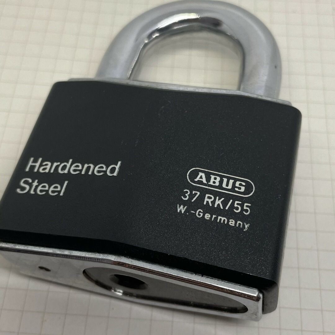 Abus Granit Padlock Hardened Steel 37 RK/55 Industrial Grade New Made ...
