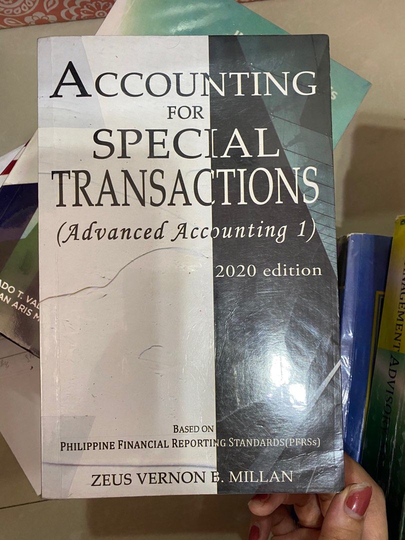 Accounting for Special Transactions- Millan, Hobbies & Toys, Books ...