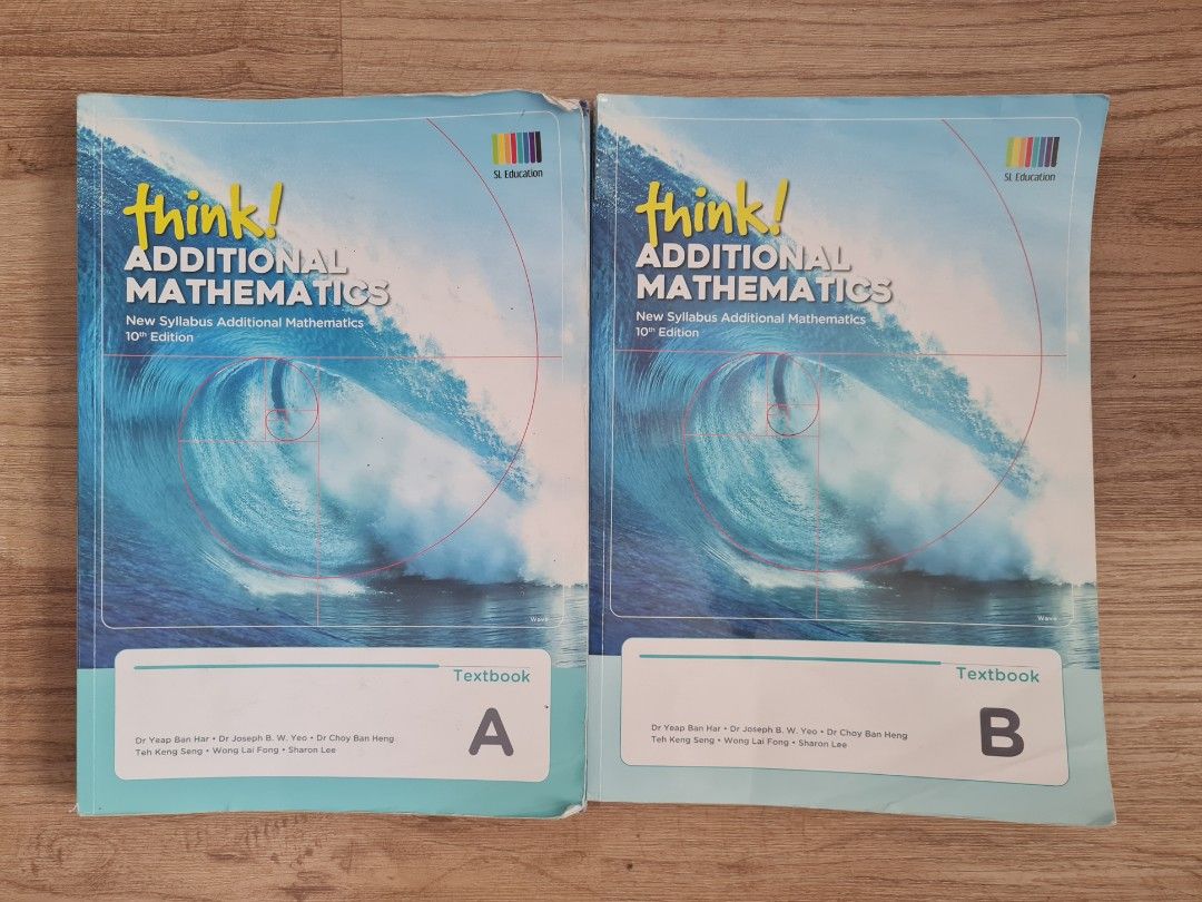 Additional Mathematics 10th Edition TextbookA&B, Hobbies & Toys, Books ...