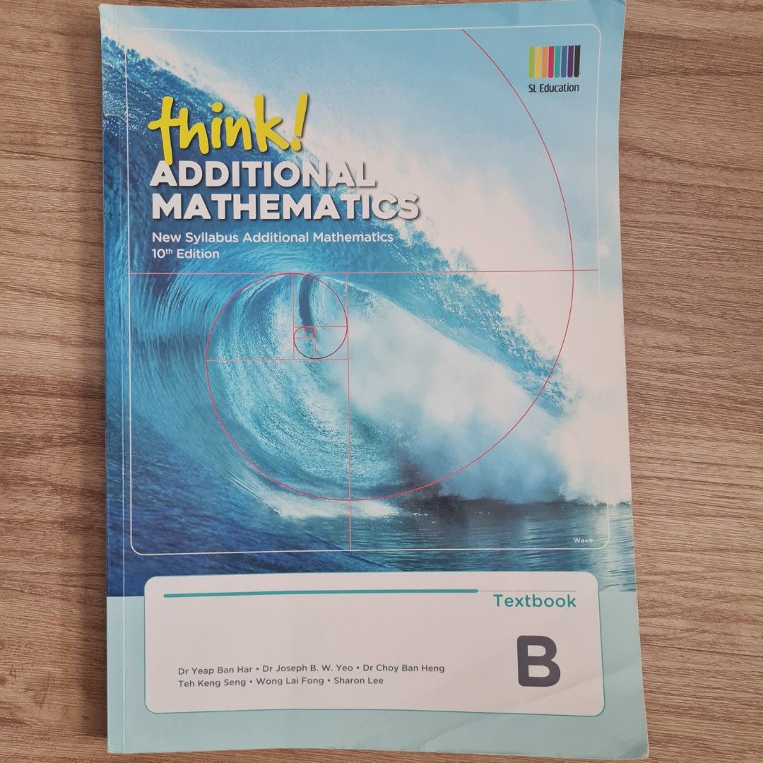 Additional Mathematics 10th Edition TextbookA&B, Hobbies & Toys, Books ...