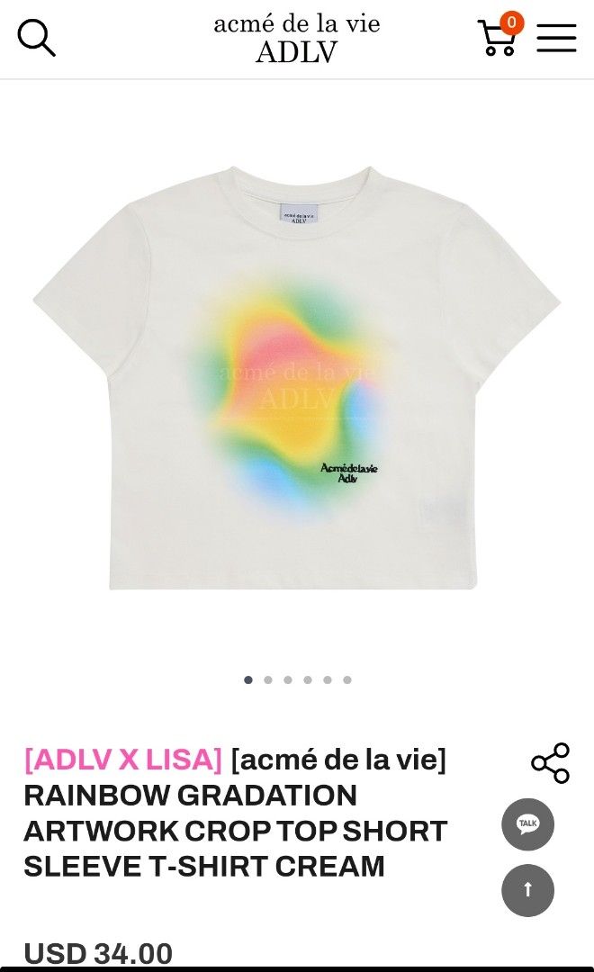 ADLV x Blackpink Lisa t-shirt, Men's Fashion, Tops & Sets, Tshirts ...