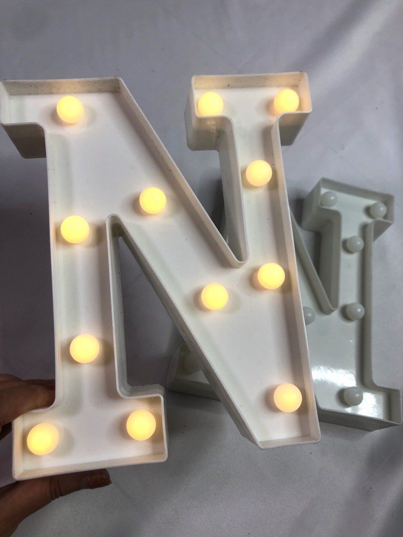 Alphabet light box light alphabet, Furniture & Home Living, Home Decor ...