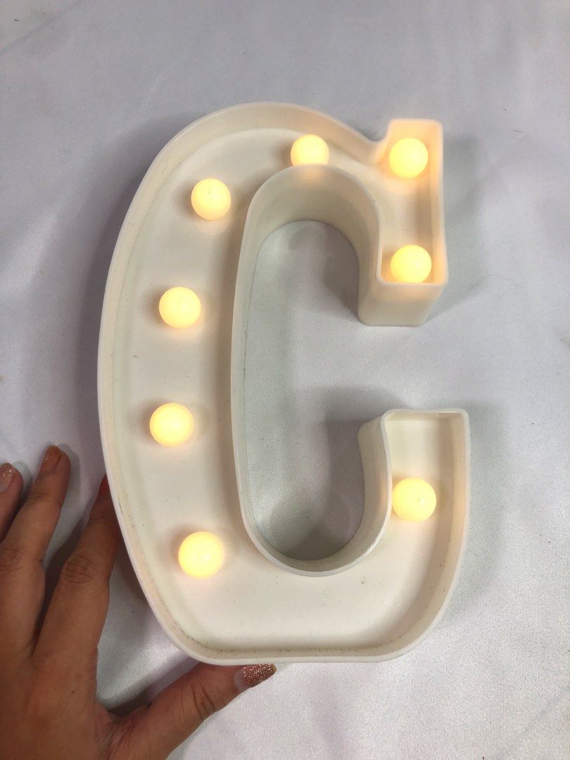 Alphabet light box light alphabet, Furniture & Home Living, Home Decor ...