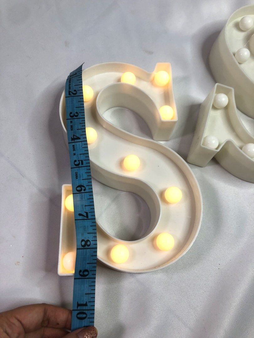 Alphabet light box light alphabet, Furniture & Home Living, Home Decor ...