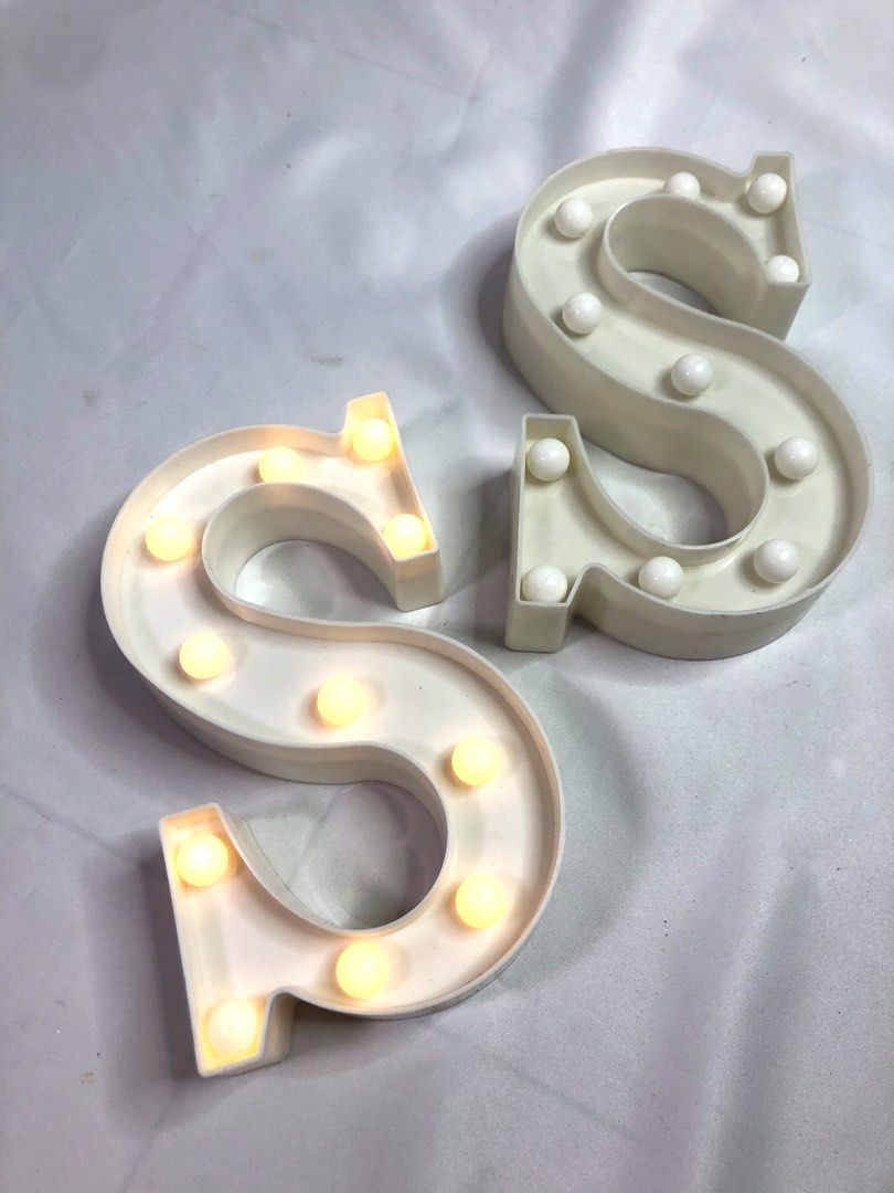 Alphabet light box light alphabet, Furniture & Home Living, Home Decor ...