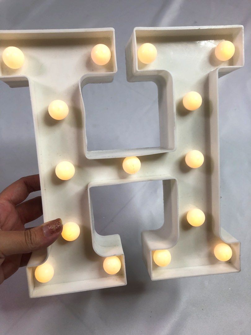 Alphabet light box light alphabet, Furniture & Home Living, Home Decor ...