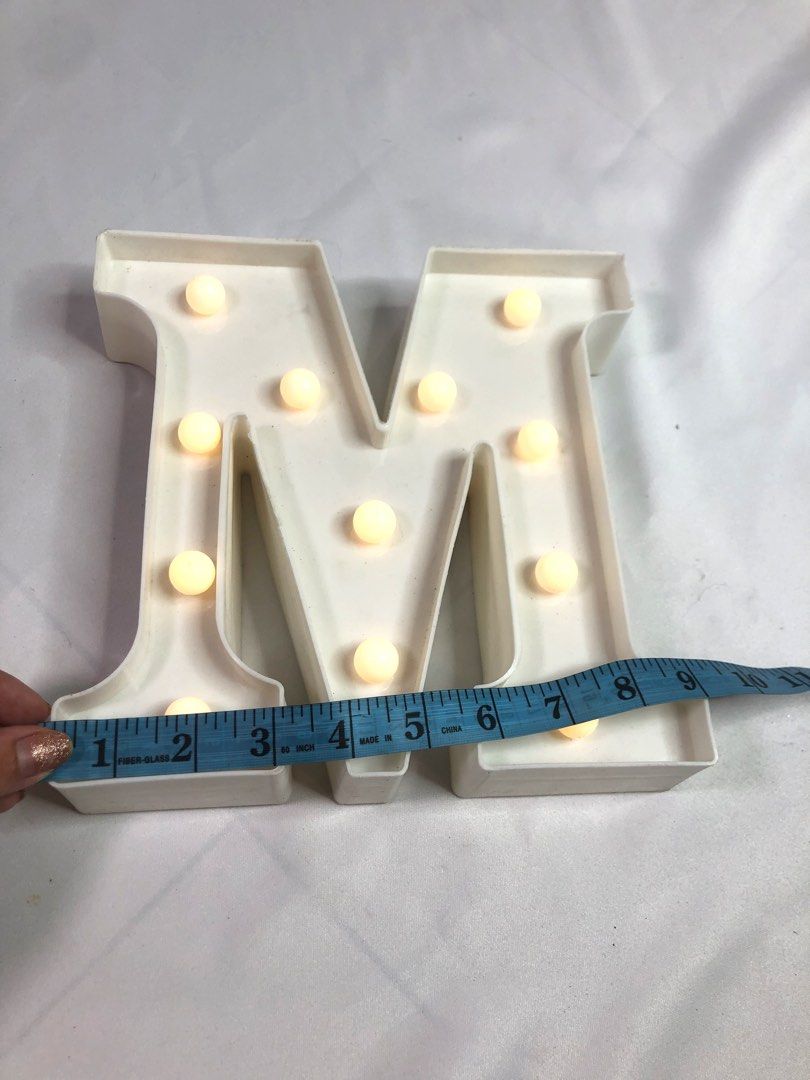 Alphabet light box light alphabet, Furniture & Home Living, Home Decor ...