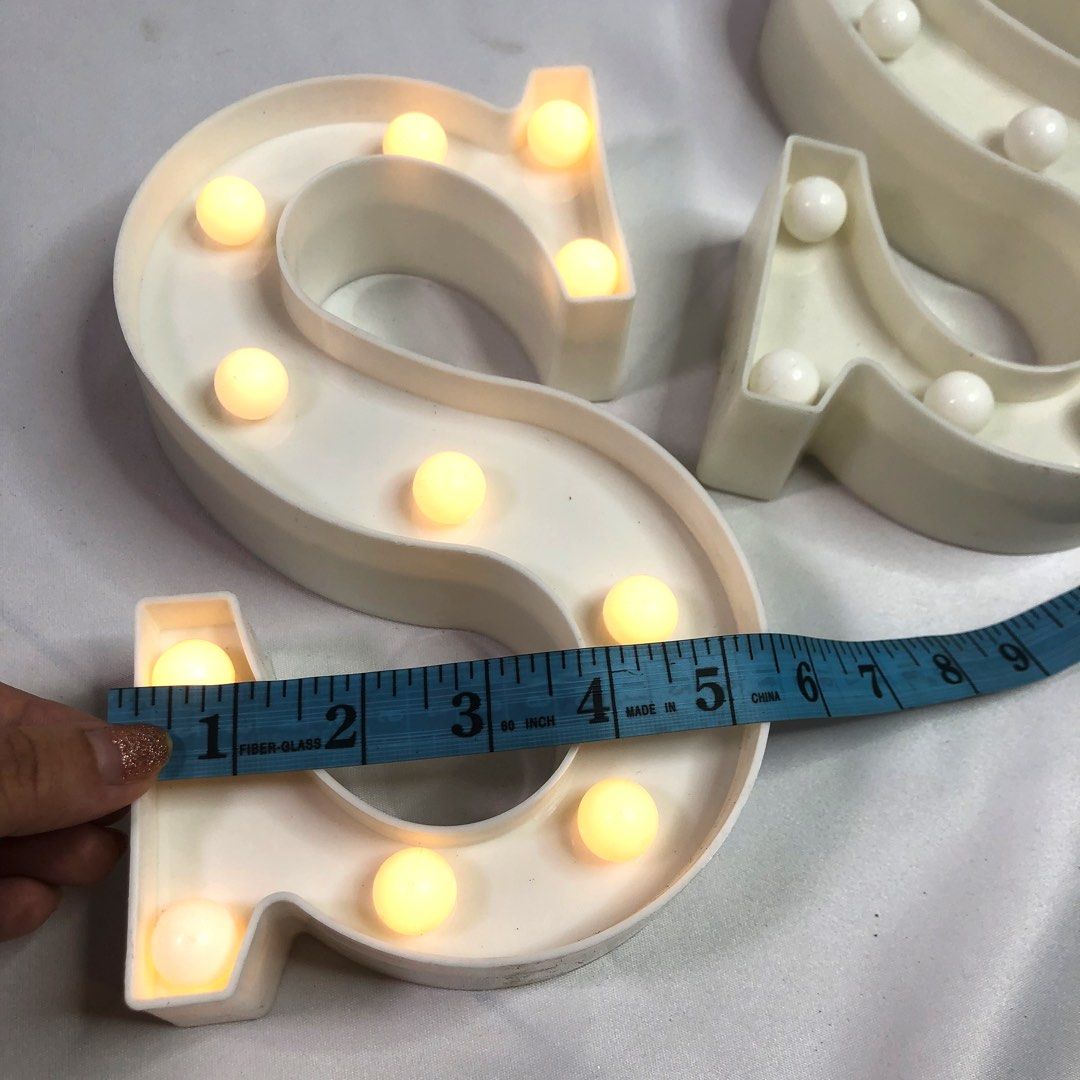 Alphabet light box light alphabet, Furniture & Home Living, Home Decor ...