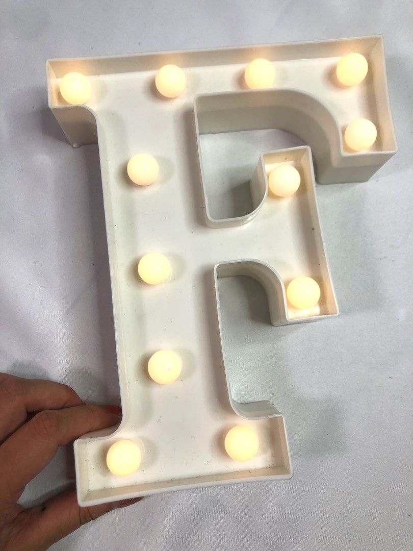 Alphabet light box light alphabet, Furniture & Home Living, Home Decor ...