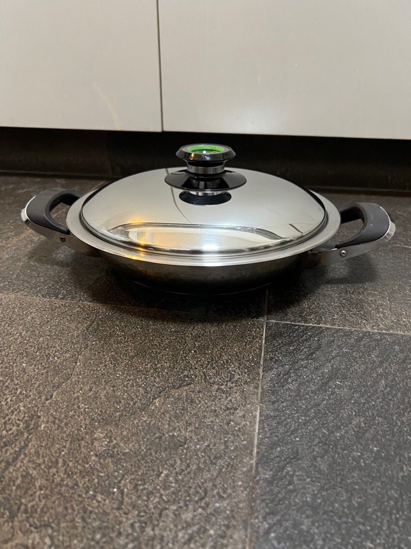 AMC Stainless Steel Cooking Pan, Furniture & Home Living, Kitchenware ...