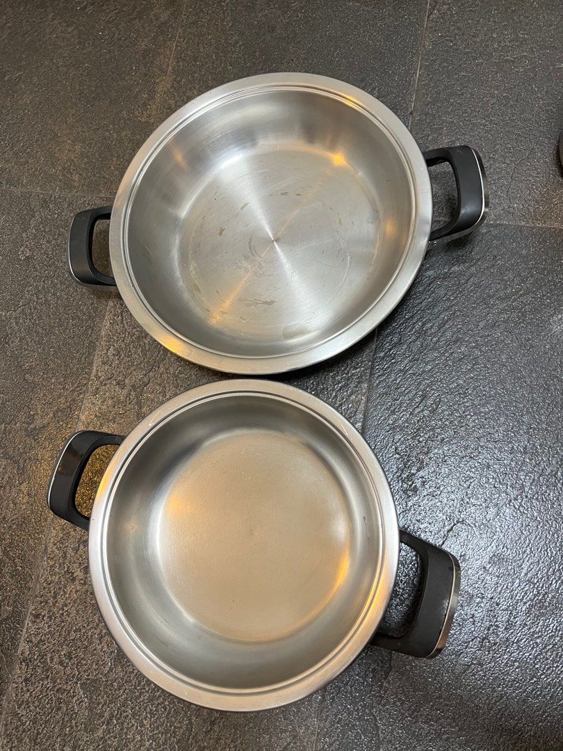 AMC Stainless Steel Cooking Pan, Furniture & Home Living, Kitchenware ...