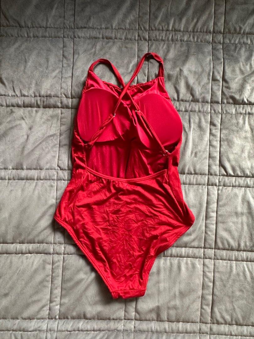 Amihan Swimwear Red Suit, Women's Fashion, Swimwear, Bikinis ...