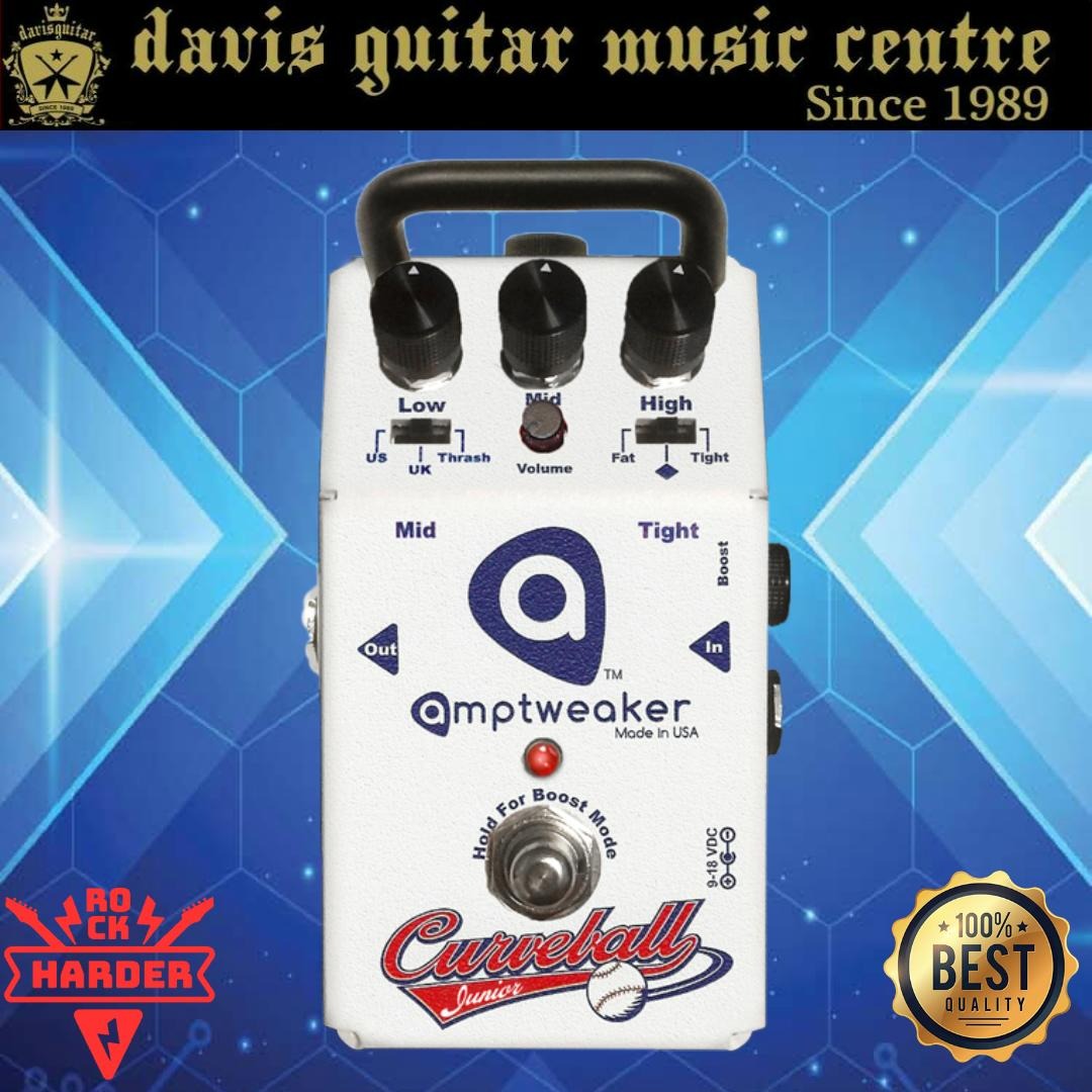 Amptweaker Pedal Curveball booster Made in USA, Hobbies & Toys, Music ...