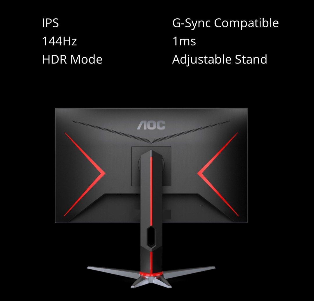 AOC Gaming monitor 27G2 IPS 144Hz, Computers & Tech, Parts ...