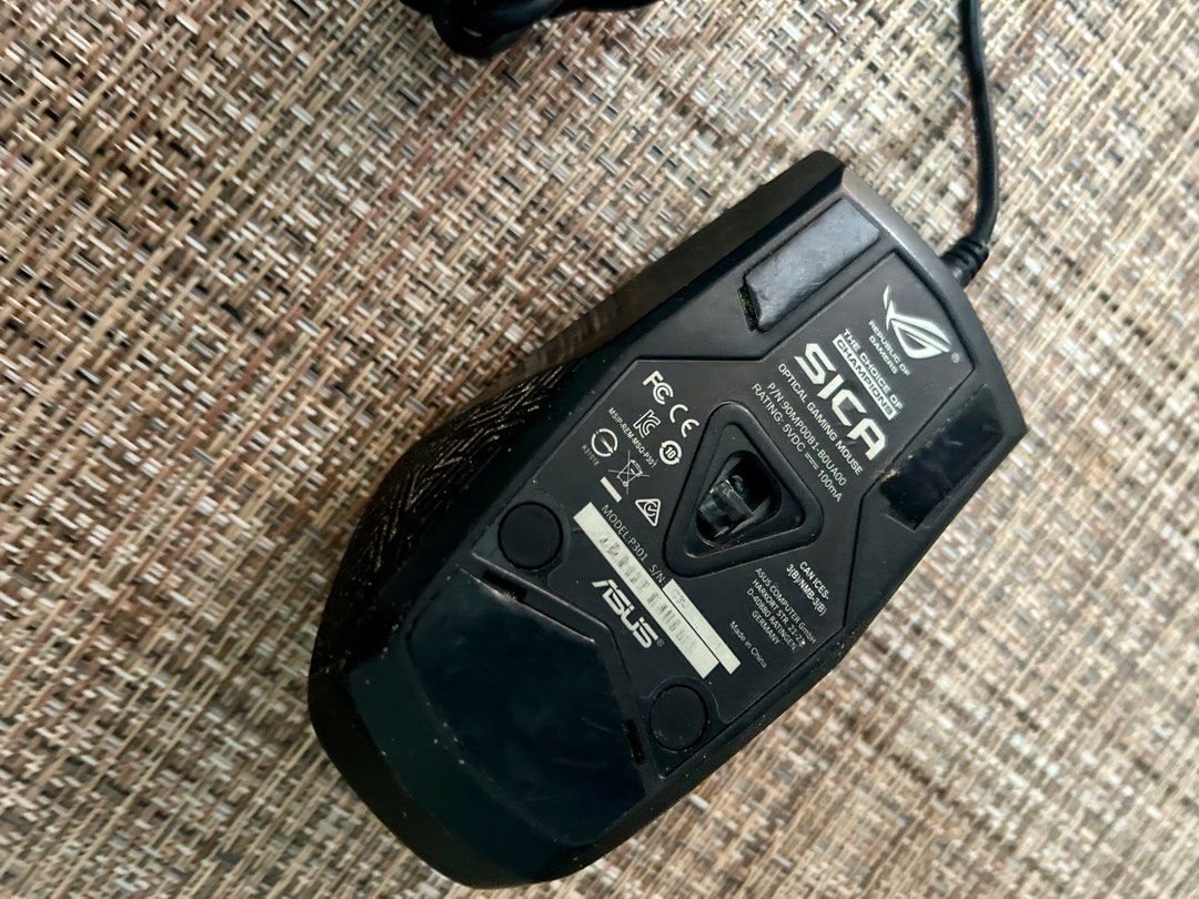 Asus ROG Sica Gaming Mouse, Computers & Tech, Parts & Accessories, Mouse & Mousepads on Carousell