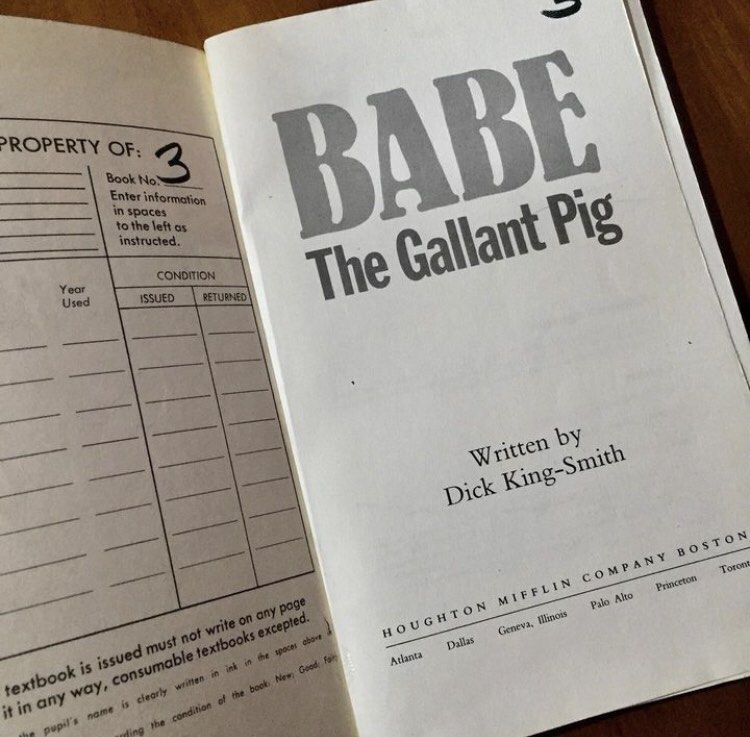 Babe The Gallant Pig by Dick King-Smith, Hobbies & Toys, Books ...