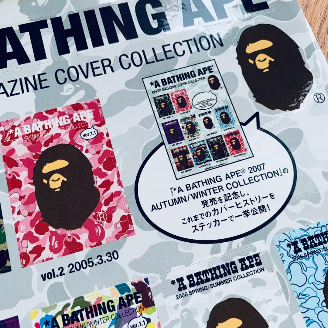 bathing ape bape camo sticker 貼紙, 興趣及遊戲, 收藏品及紀念品, 明星周邊 - Carousell