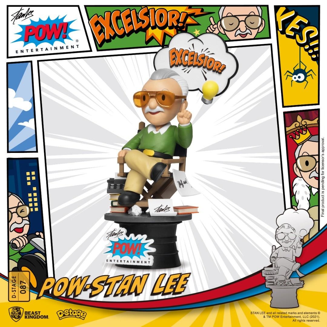 Beast Kingdom POW-Stan Lee (Diorama-Stage Series), Hobbies & Toys, Toys ...