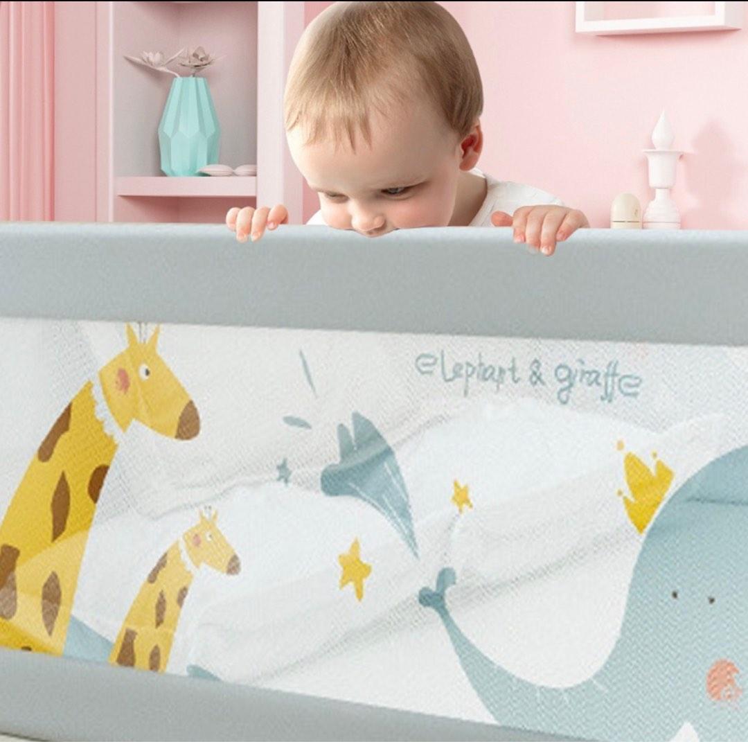 Bed fence - 1 side only, Babies & Kids, Baby Nursery & Kids Furniture ...