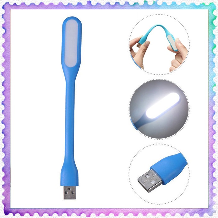 Bendable Flexible Mini USB LED Lamp soft Mobile Portable torch light ...