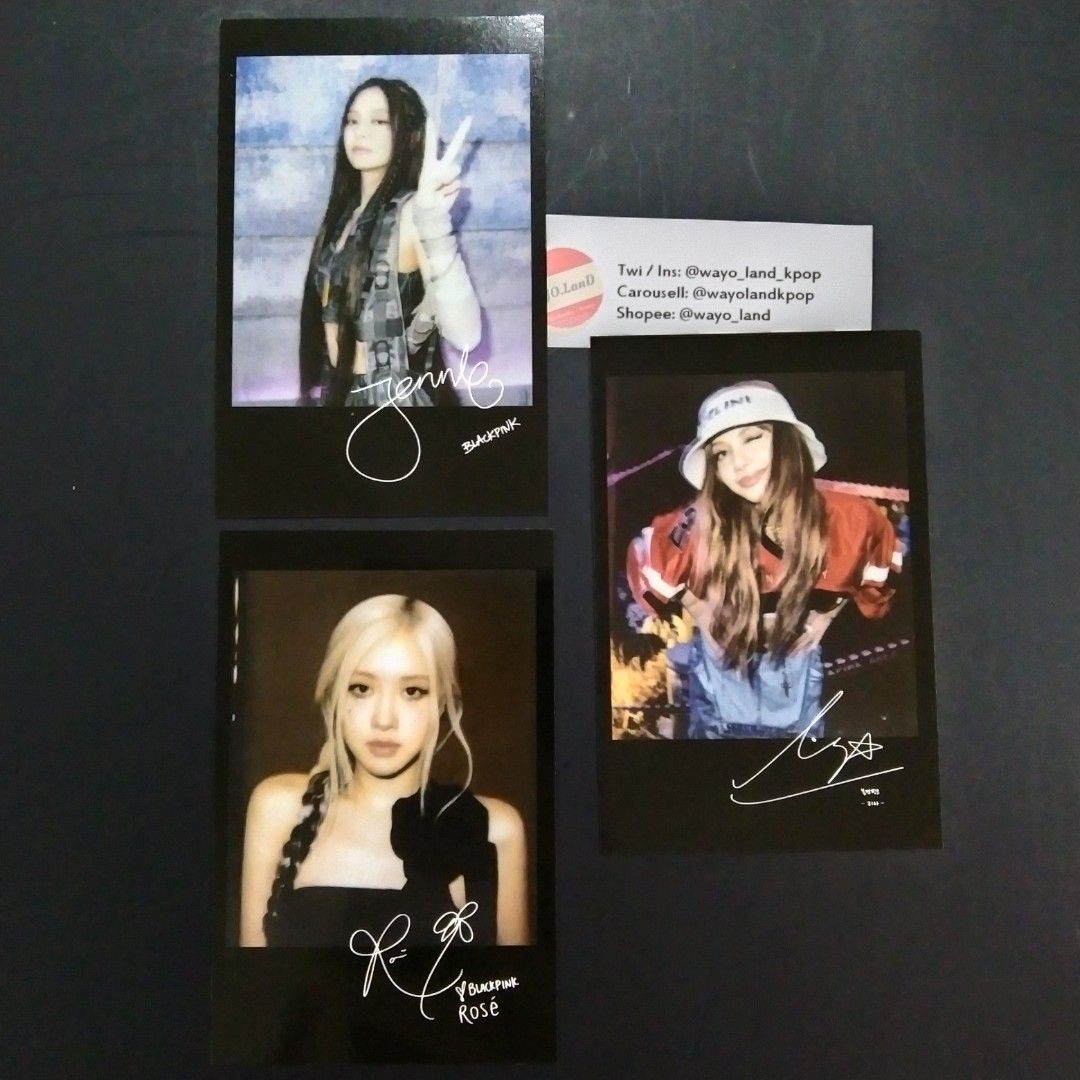 BLACKPINK LUCKY DRAW Photocard with Born Pink Album ktown4u, Hobbies ...